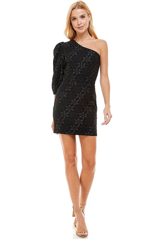 Asymmetrical One Shoulder Dress – MilaGrace Boutique